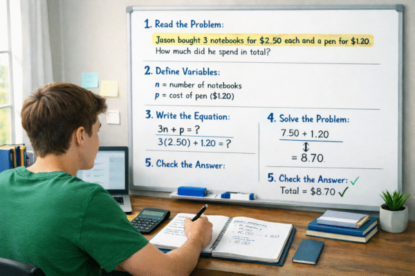 How to Solve Math Word Problems Step by Step - Mathaversity Tutors